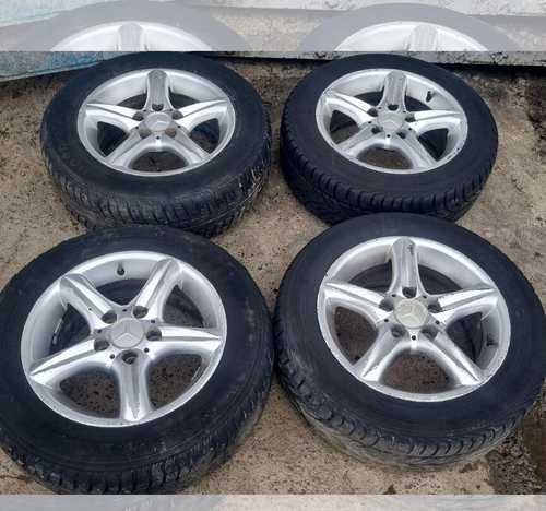 Мерседес колёса 195/ 60 R 15 комплект оригинал