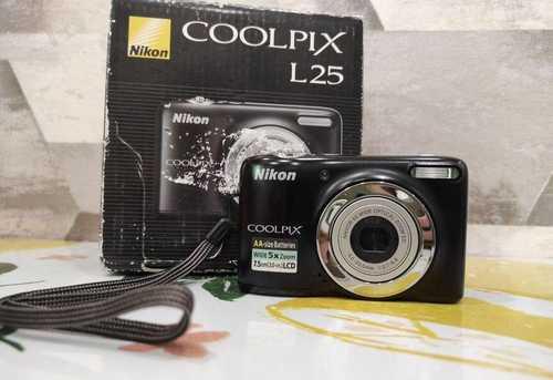 Компактный фотоаппарат nikon coolpix L25