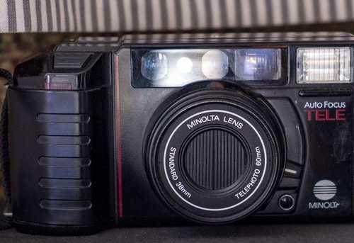 Плёночный фотоаппарат Minolta AF tele