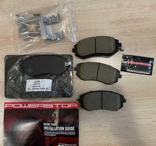 Тормозные колодки powerstop. Subaru