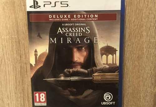 Диск Assassins creed mirage deluxe edition ps5