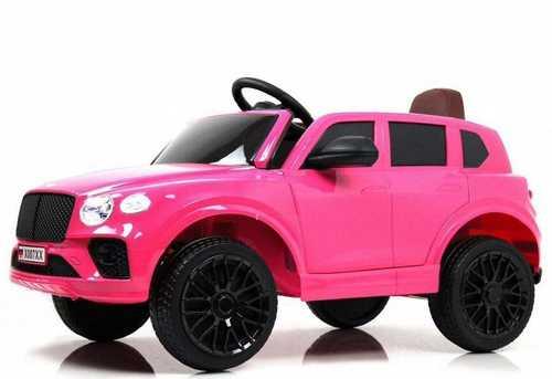 Детский электромобиль розовый