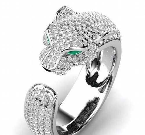 Кольцо тигр в стиле Cartier