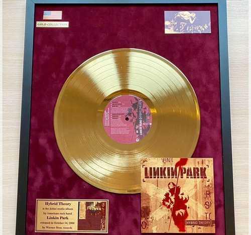 Linkin Park Hybrid Theory винил в рамке