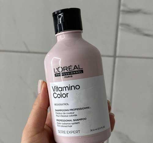 Шампунь и кондиционер loreal vitamino color