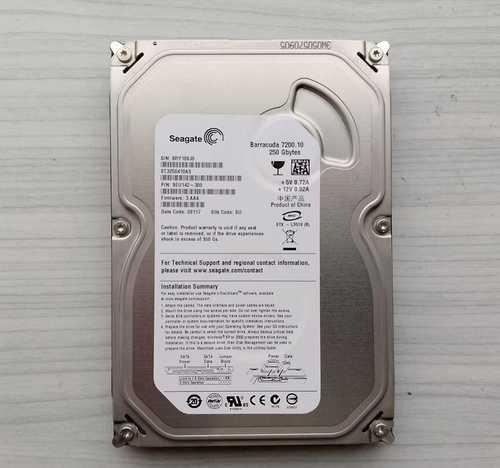 Диск Seagate Barracuda 250gb