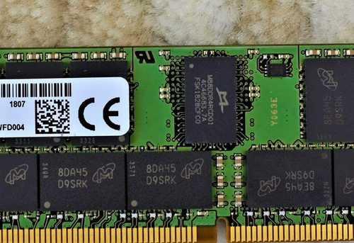 DDR4 32GB 2400 MHz ECC REG micron серверная