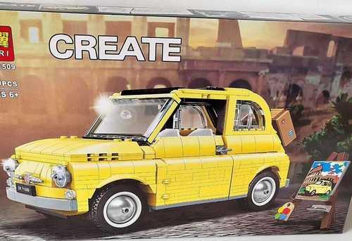 Конструктор "Fiat 500"(Аналог Лего 10271)