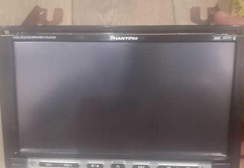 Автовидеомагнитола Phantom DVD CD MP4 MP3 Player