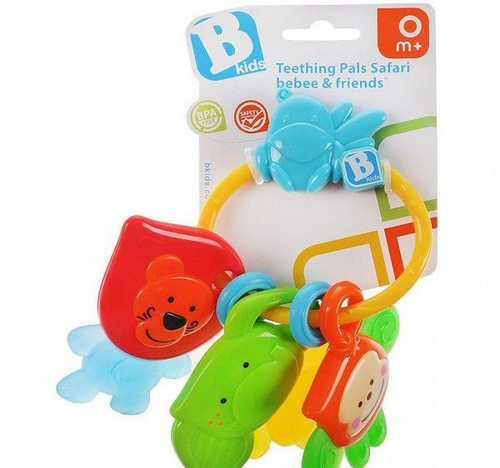 Прорезыватель-погремушка B kids Teething Pals