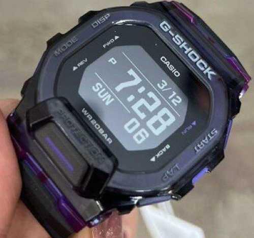 Часы Casio g shock gbd 200 фиолетовые