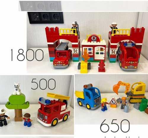 Lego duplo 10593 пожарная станция