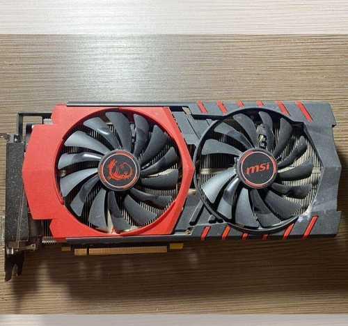 Видеокарта MSI r9 390 8gb на запчасти