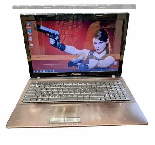 Ноутбук 15,6" asus Core I7 2670QM/8Gb/GT 520MX 1Gb