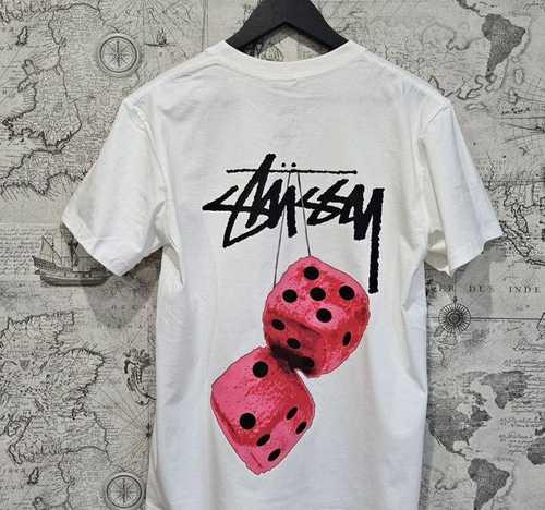 Футболка stussy белая