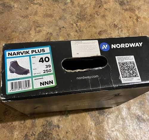 Продам лыжные ботинки nordway narvic plus