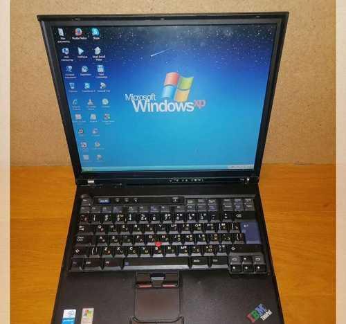 IBM Thinkpad T42/LPT/отл. сост./1*60Гб/1час акб