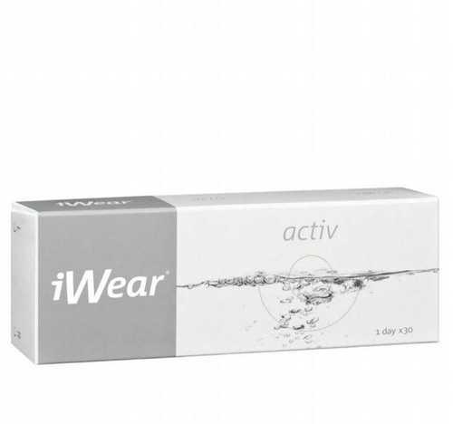 Линзы контактные однодневны iWear activ -0.5