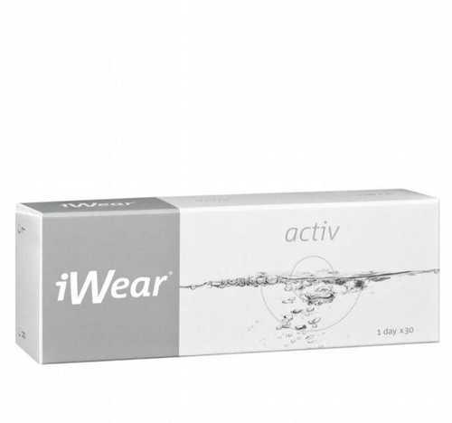 Линзы контактные однодневны iWear activ -0.5