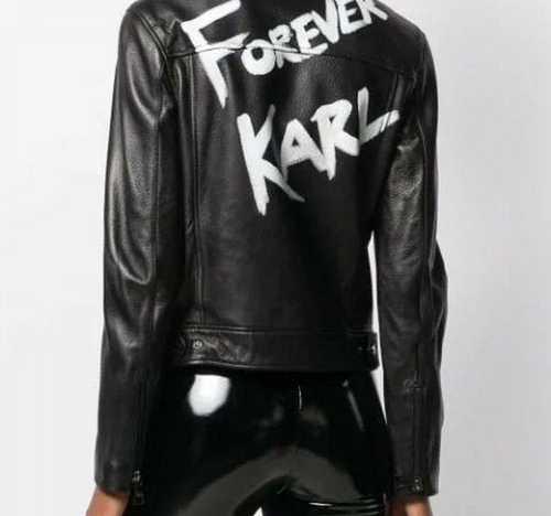 Кожаная куртка Karl lagerfeld
