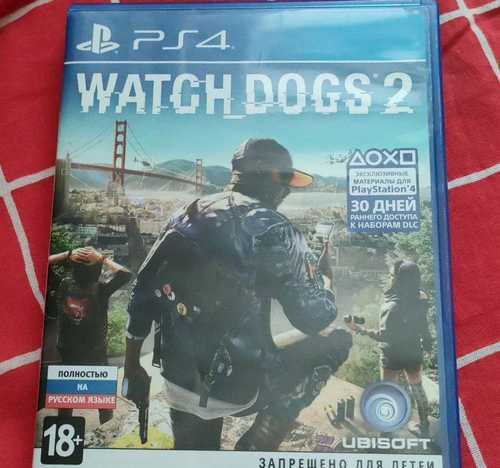 Watch dogs 2 ps4 диск