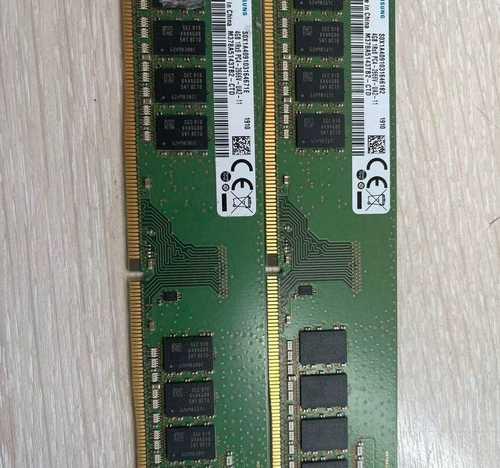 Оперативная память ddr4 8gb samsung 2666