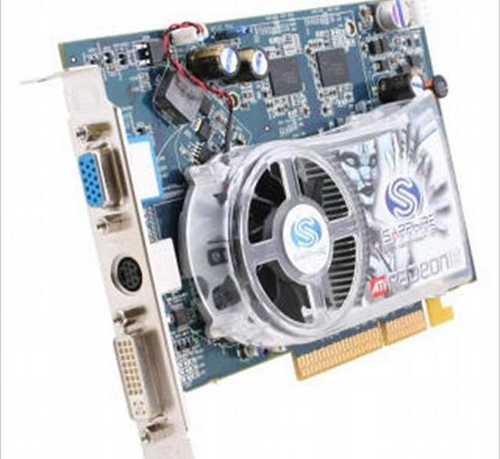 Видеокарта ATI Radeon X1650Pro 512Mb AGP TV-out