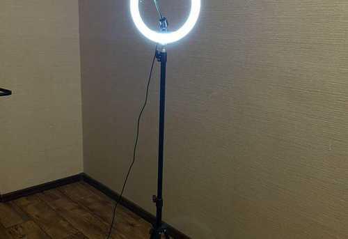 Кольцевая лампа, свет для съемки, диаметр 26 см