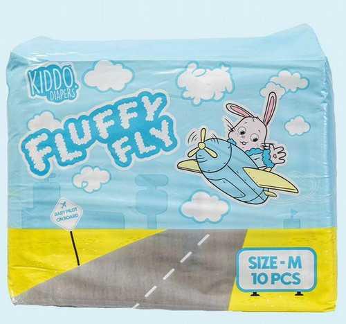 Подгузники для взрослых abdl Kiddo Fluffy Fly