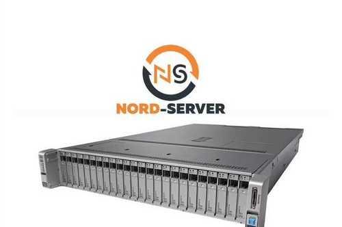 Сервер cisco UCS C240 M4 24xSFF E5-2620v3 16 GB
