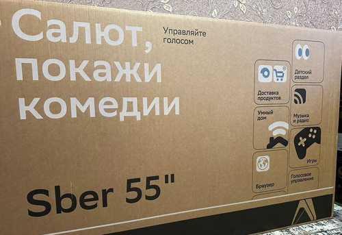 Smart - Wi-Fi,умный телевизор Sber TV 50"/55"