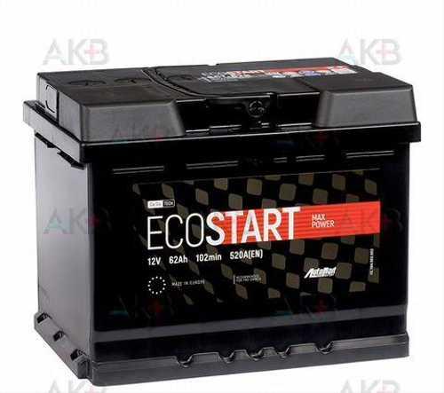 Аккумулятор автомобильный Ecostart 62R (520А 242x1