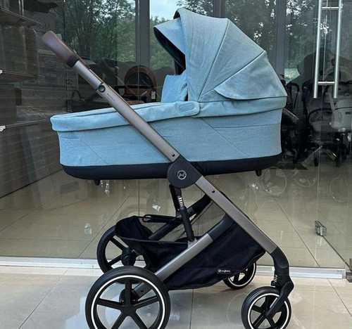 Коляска Cybex balios s Lux 2в1 blue sky