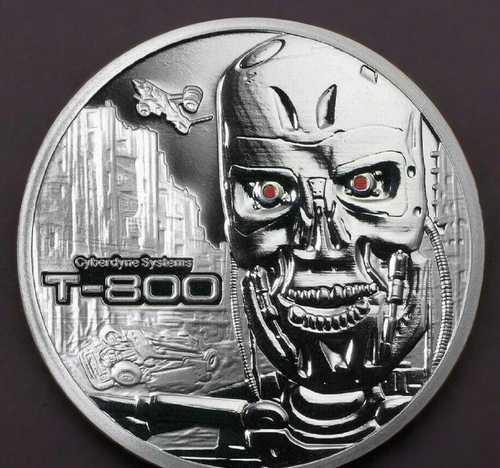 Терминатор Т-800 1 oz пруф редкая США