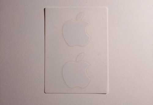 Оригинальные белые наклейки Apple