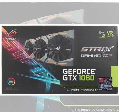 Видеокарта gtx 1060 6gb asus