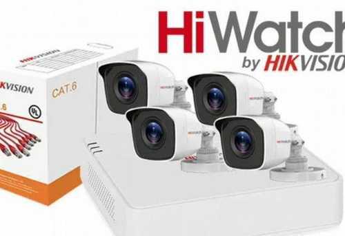 Комплект видеонаблюдения HiWatch 4 камеры