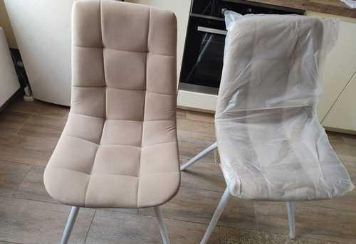 Новый стул с велюровой обивкой для кухни/гостиной