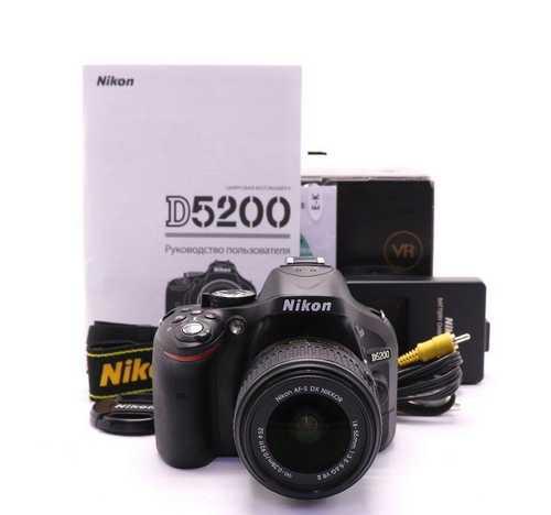 Nikon D5200 kit в упаковке (пробег 2315 кадров)