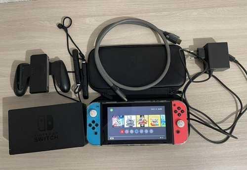 Nintendo switch rev 2 прошитая 128 gb