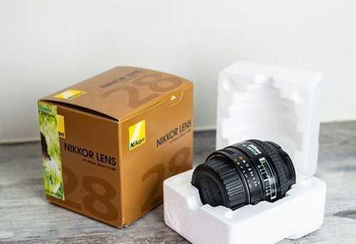 Объектив Nikon Nikkor 28mm 2.8
