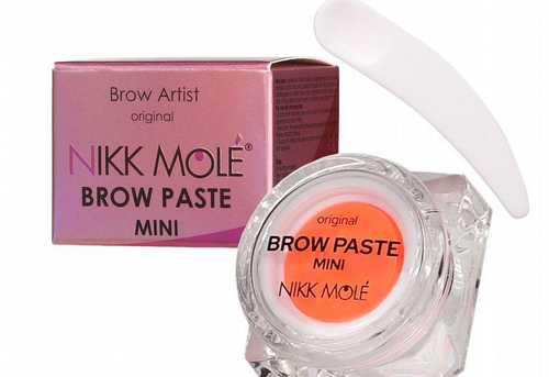 Nikk Mole Паста для бровей mini неон Апельсин, 10