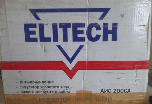 Сварочный аппарат инверторный бу elitech aис 200