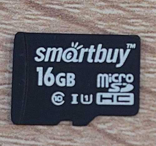 Карта памяти micro sd 16 Гб