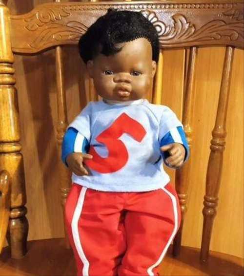 Кукла - "Мальчик негритенок", Франция