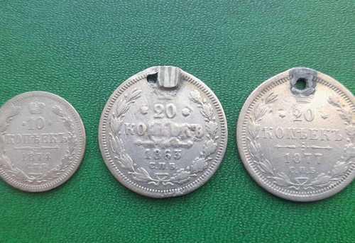 Серебрянные монеты Царской России