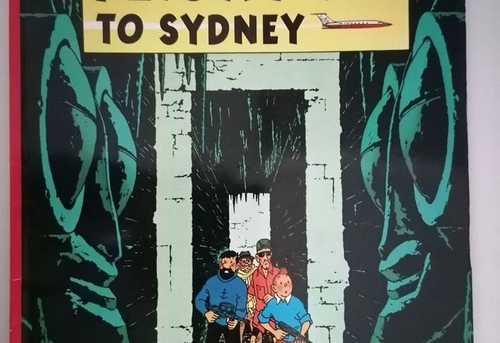 Комикс приключения Тинтина Flight 714 to Sydney