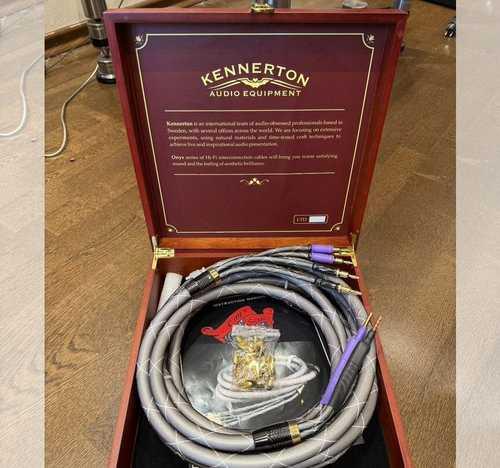 Kennerton Onyx Series bi-wiring speaker cable