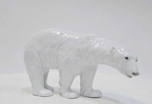 Статуэтка белый медведь середина 20в No.6396
