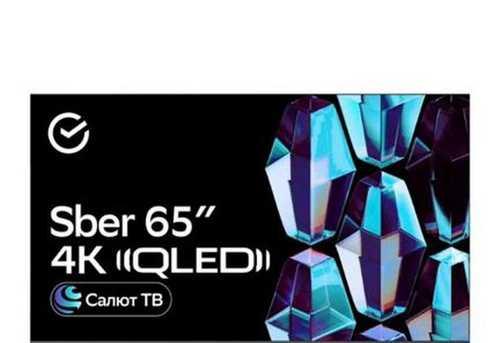 Умный телевизор Sber qled 4K UHD 65", новый